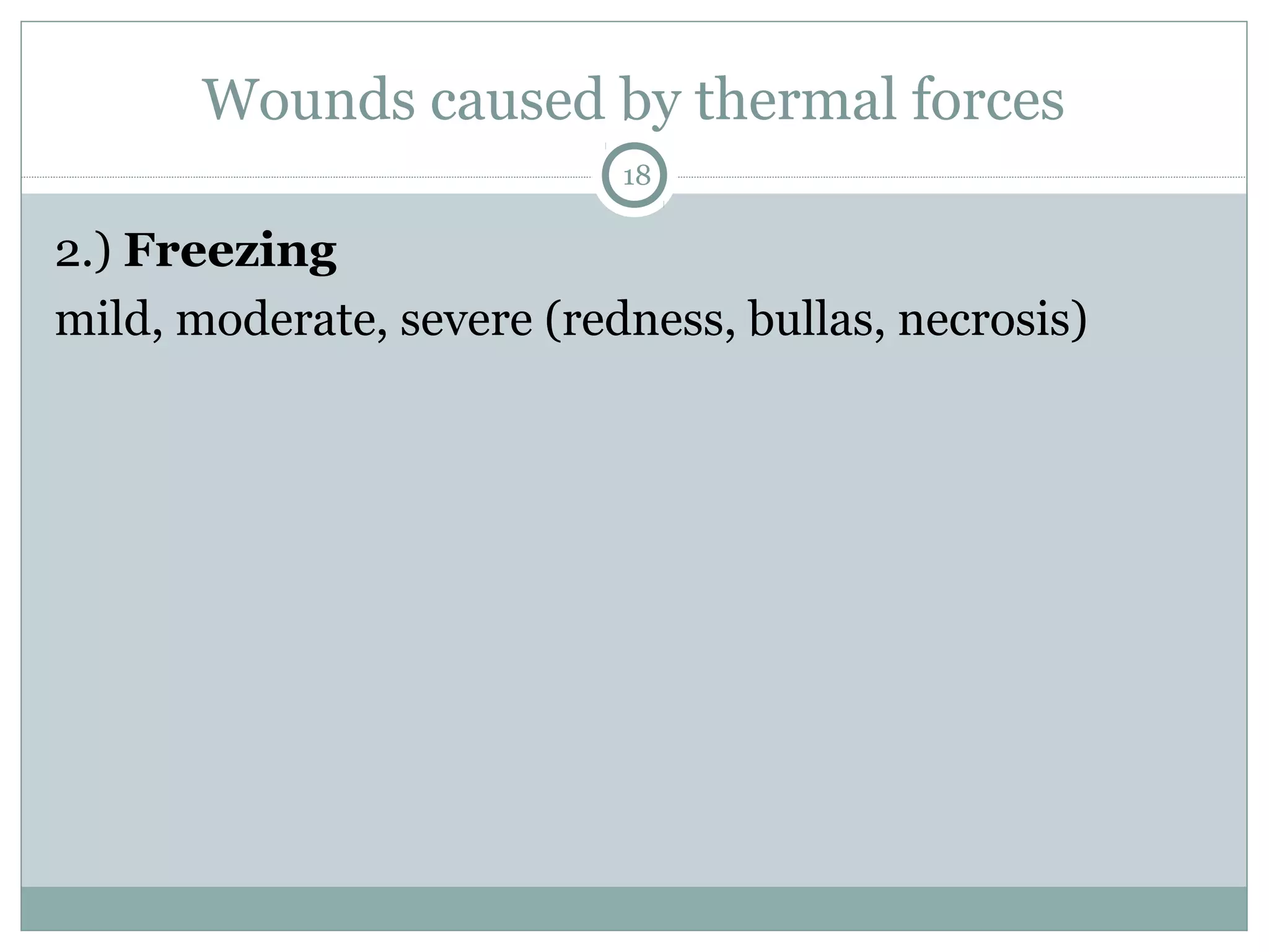 Wound: classification, healing and principle of management | PPT