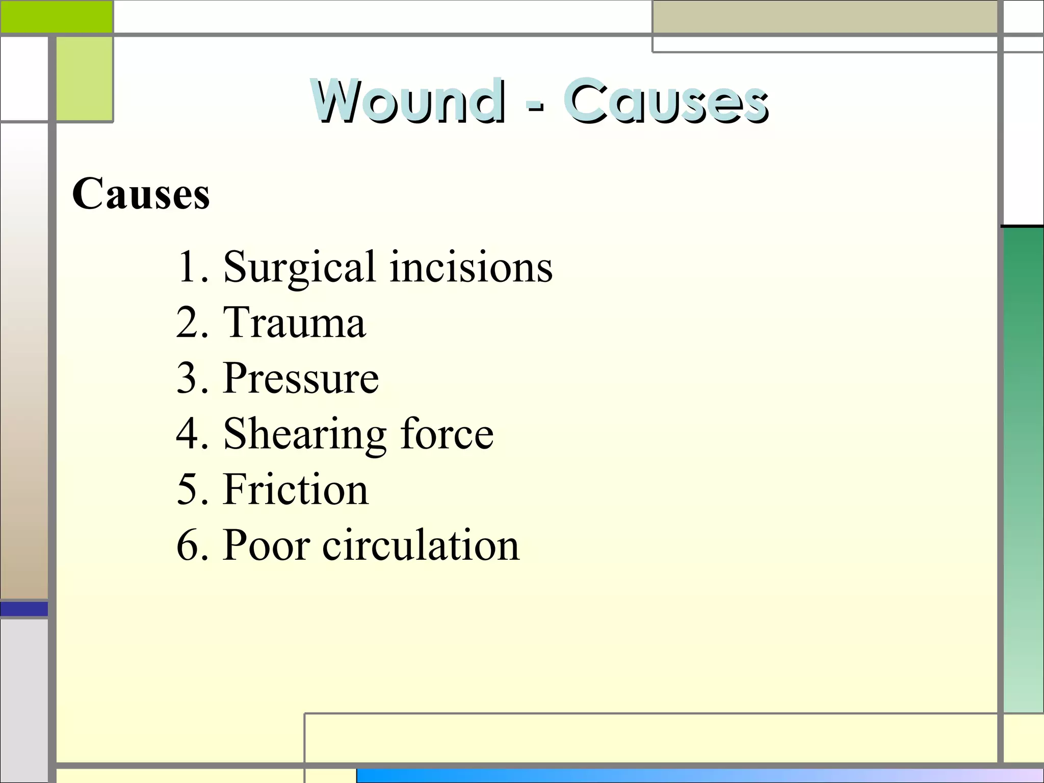 Wound healing and care presentation | PPT