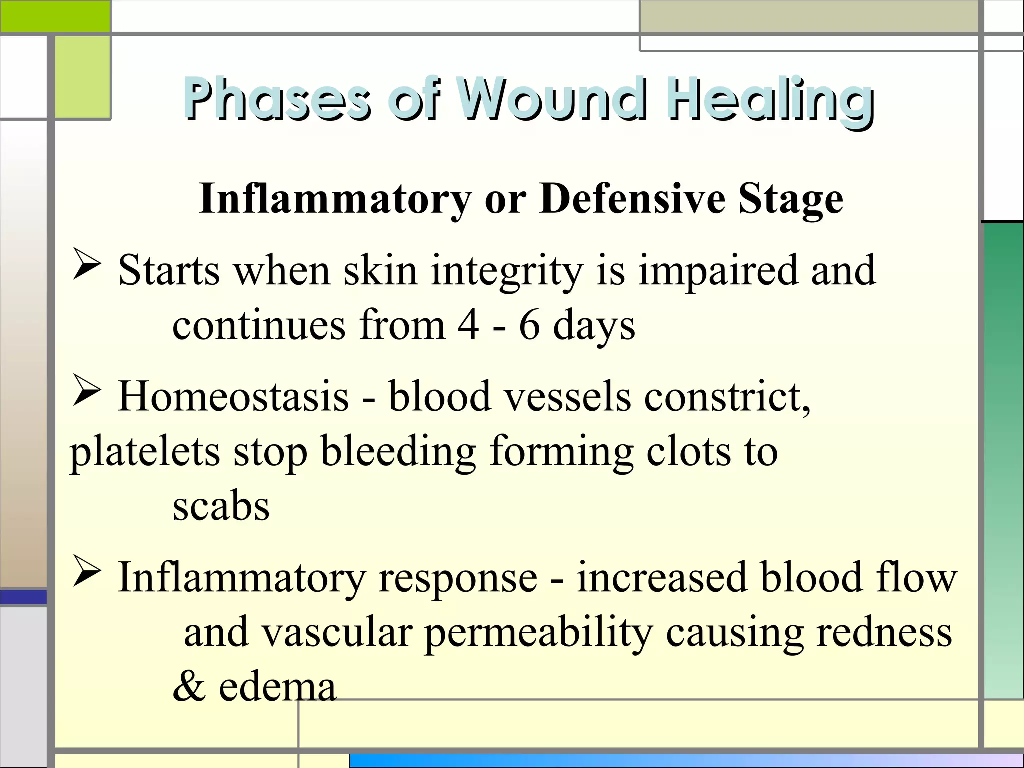 Wound healing and care presentation | PPT
