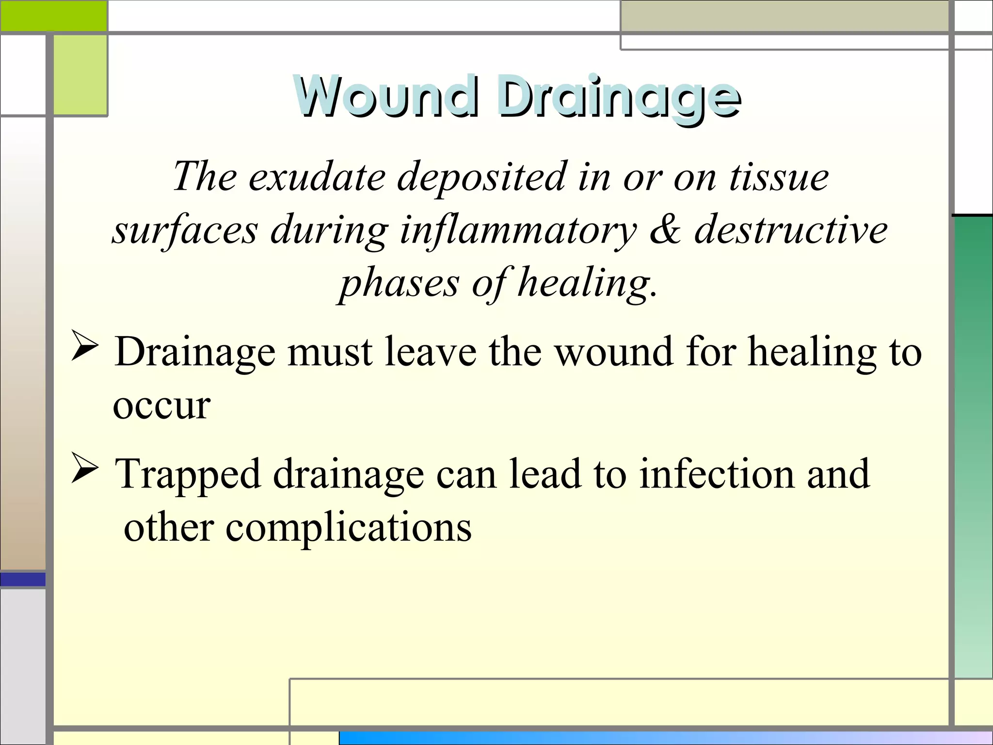 Wound healing and care presentation | PPT