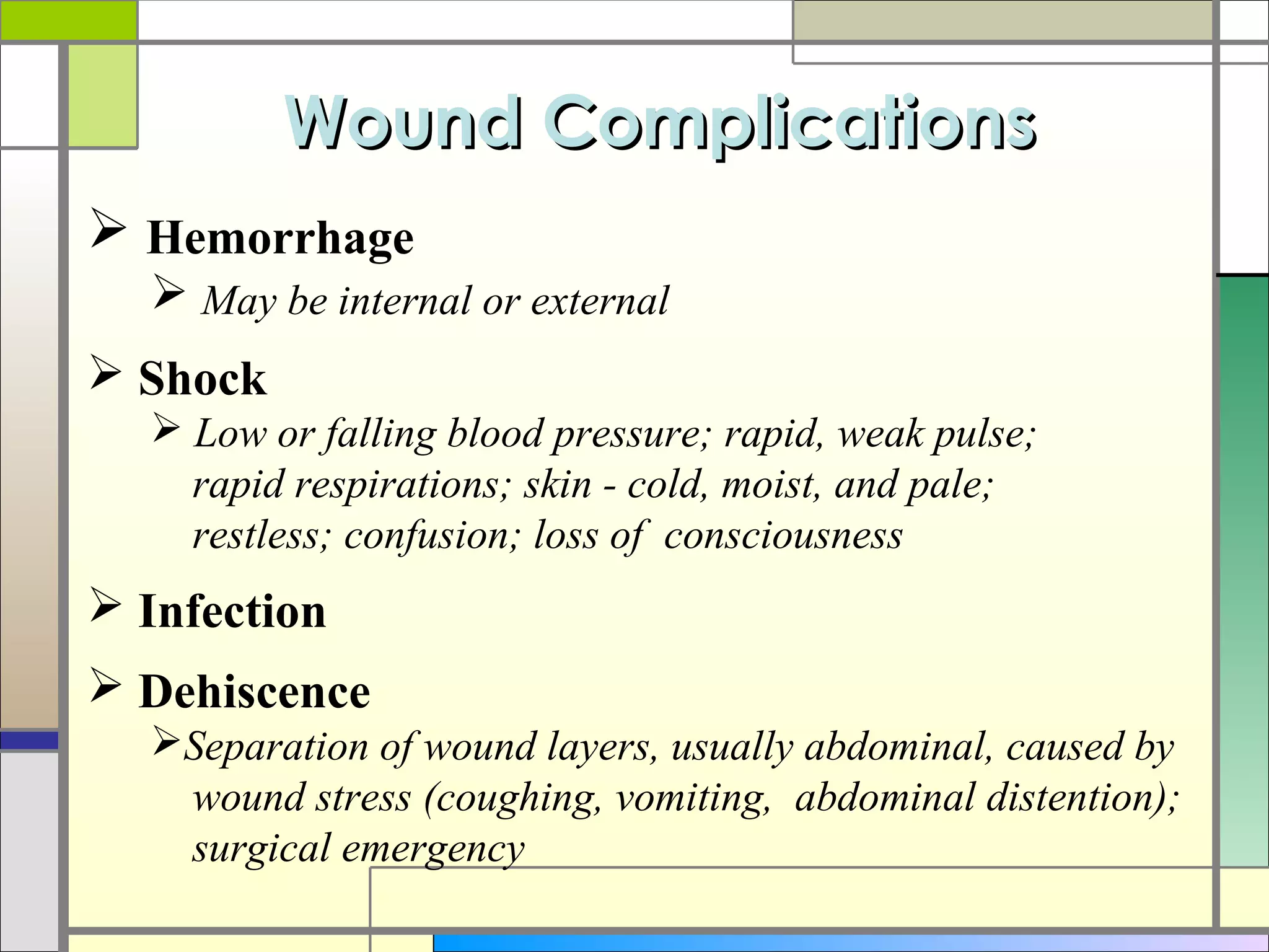 Wound healing and care presentation | PPT