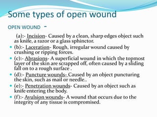 Wound(nursing foundation)(pathology)