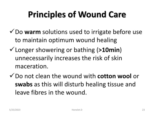 WOUND.pptx | First Aid | Injuries
