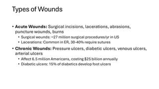 Wounds, Types of Wound, Stages of Wound Healing, etc | PDF