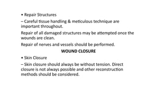 wound and ulcer with its management and assessment | PPTX
