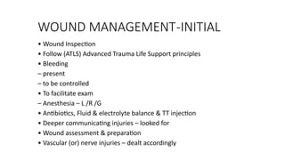 wound and ulcer with its management and assessment | PPTX