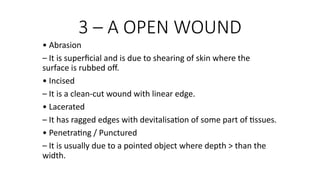 wound and ulcer with its management and assessment | PPTX