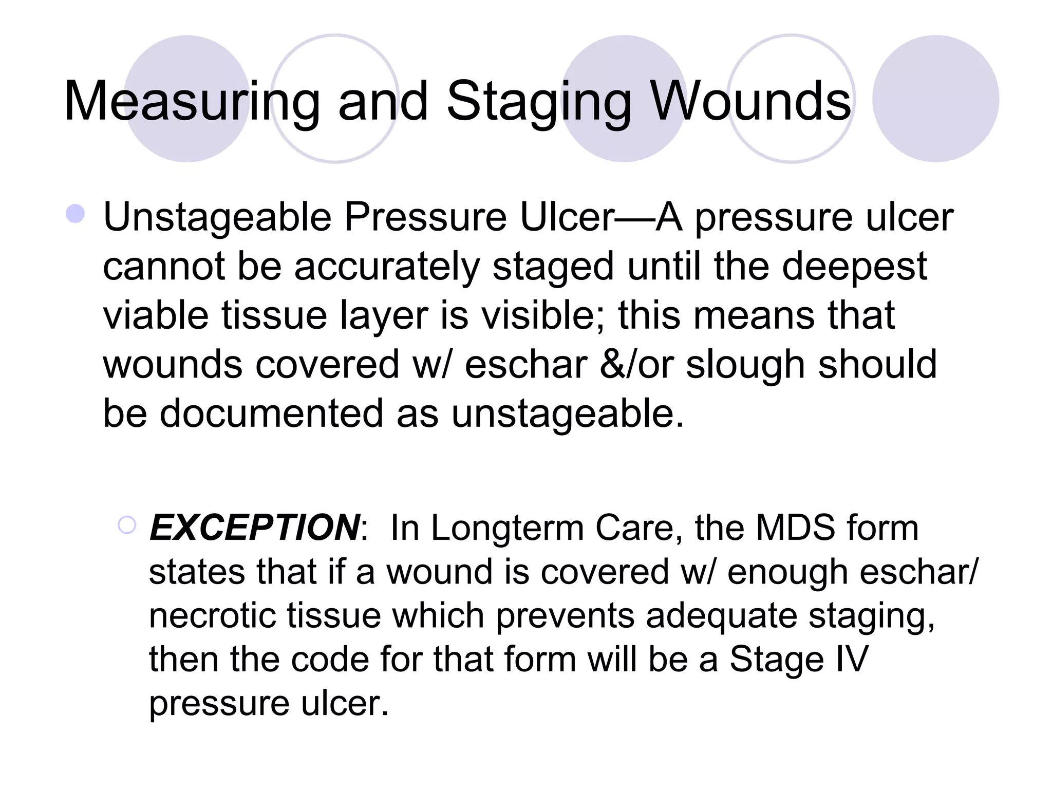 Wound Measuring And Staging Inservice | PPT