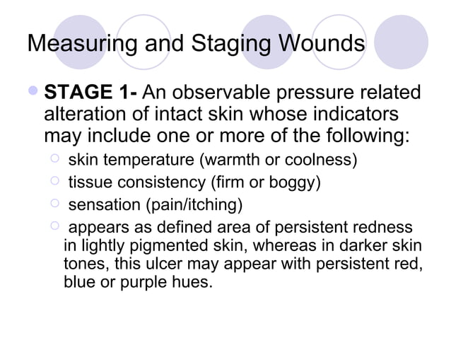 Wound Measuring And Staging Inservice | PPT