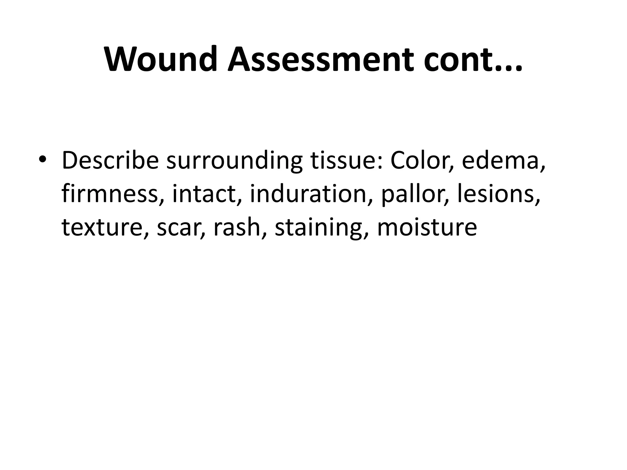 Wound presentation | PPTX