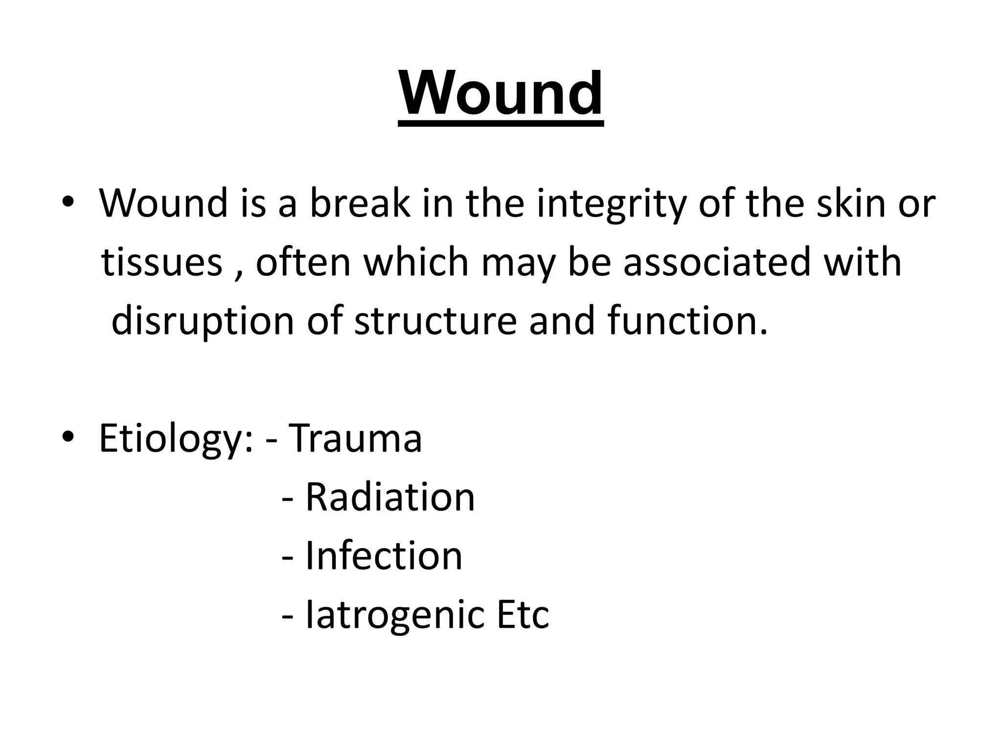 Wound 1st | PPTX