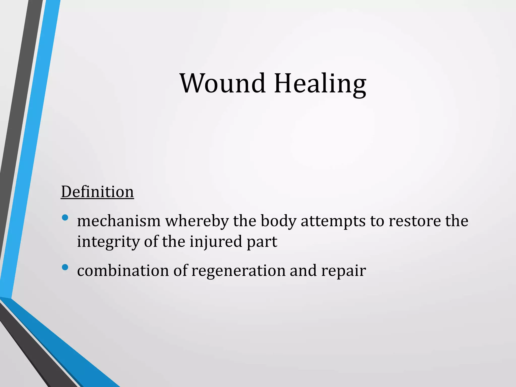 Wound and Bone healing | PPTX