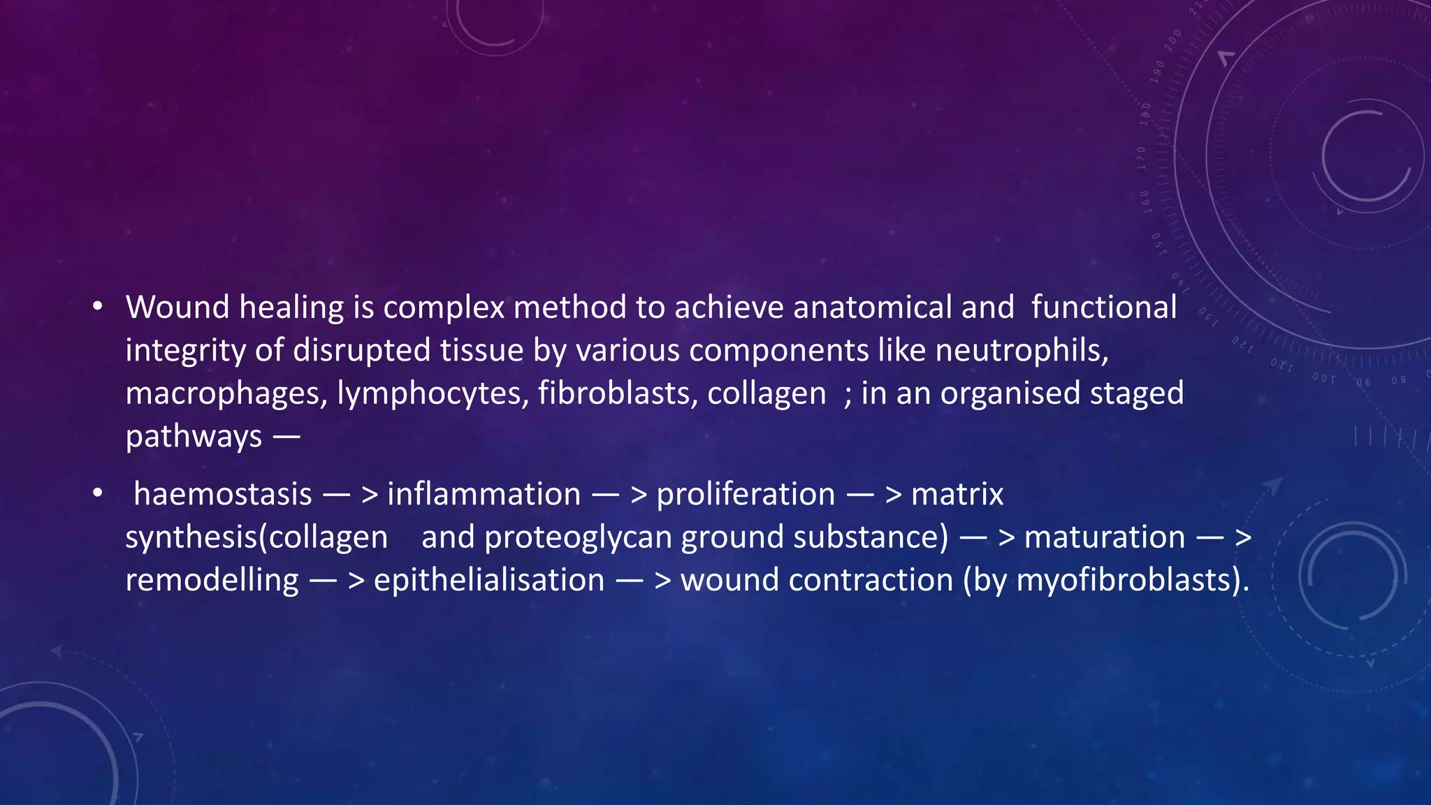 Wound and wound healing | PPTX