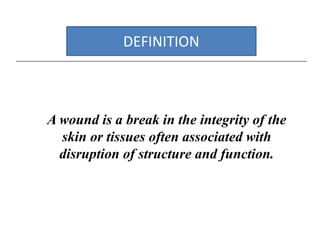 Wound and Wound healing | PPT