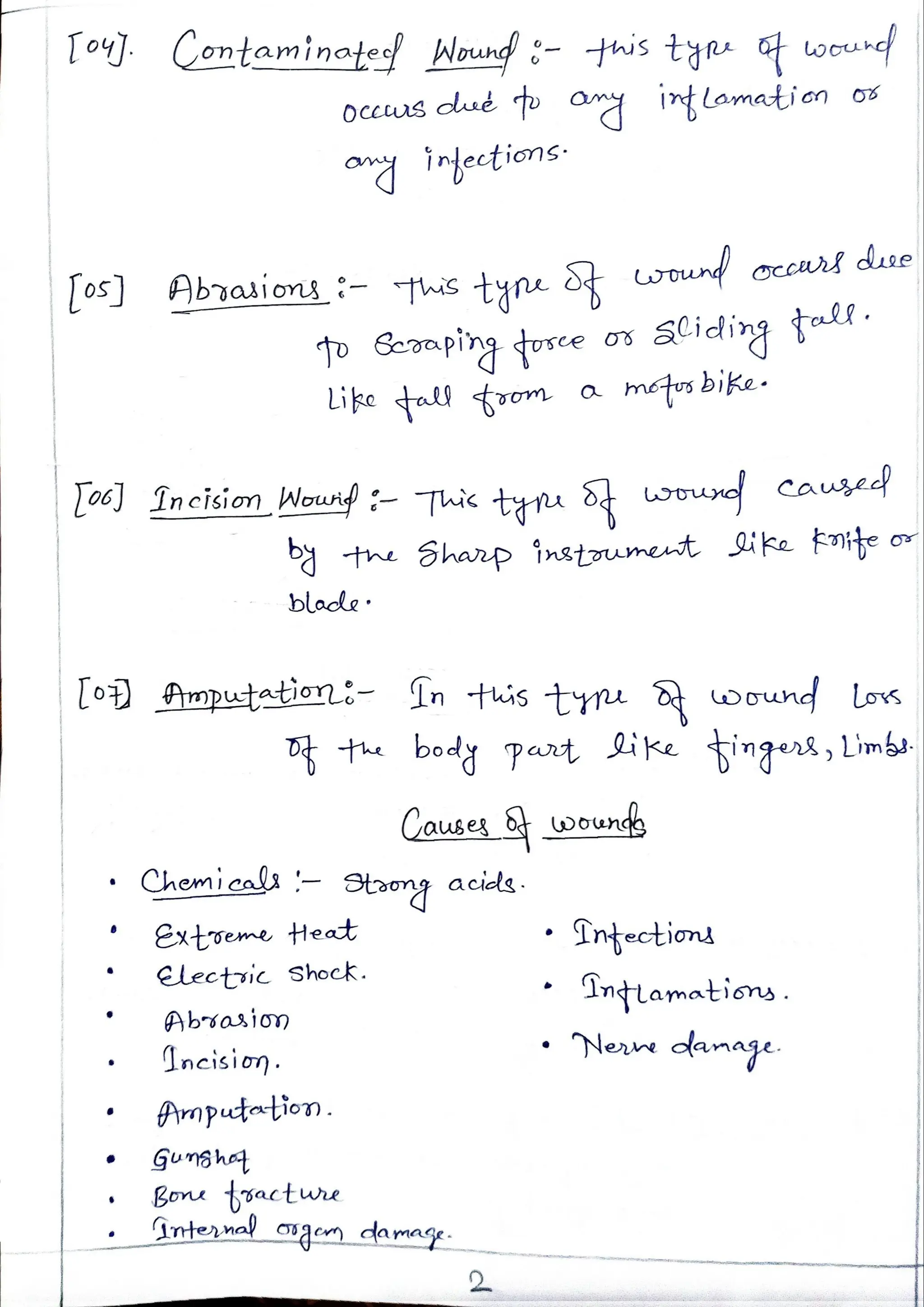 wound and wound healing notes for nursing | PDF