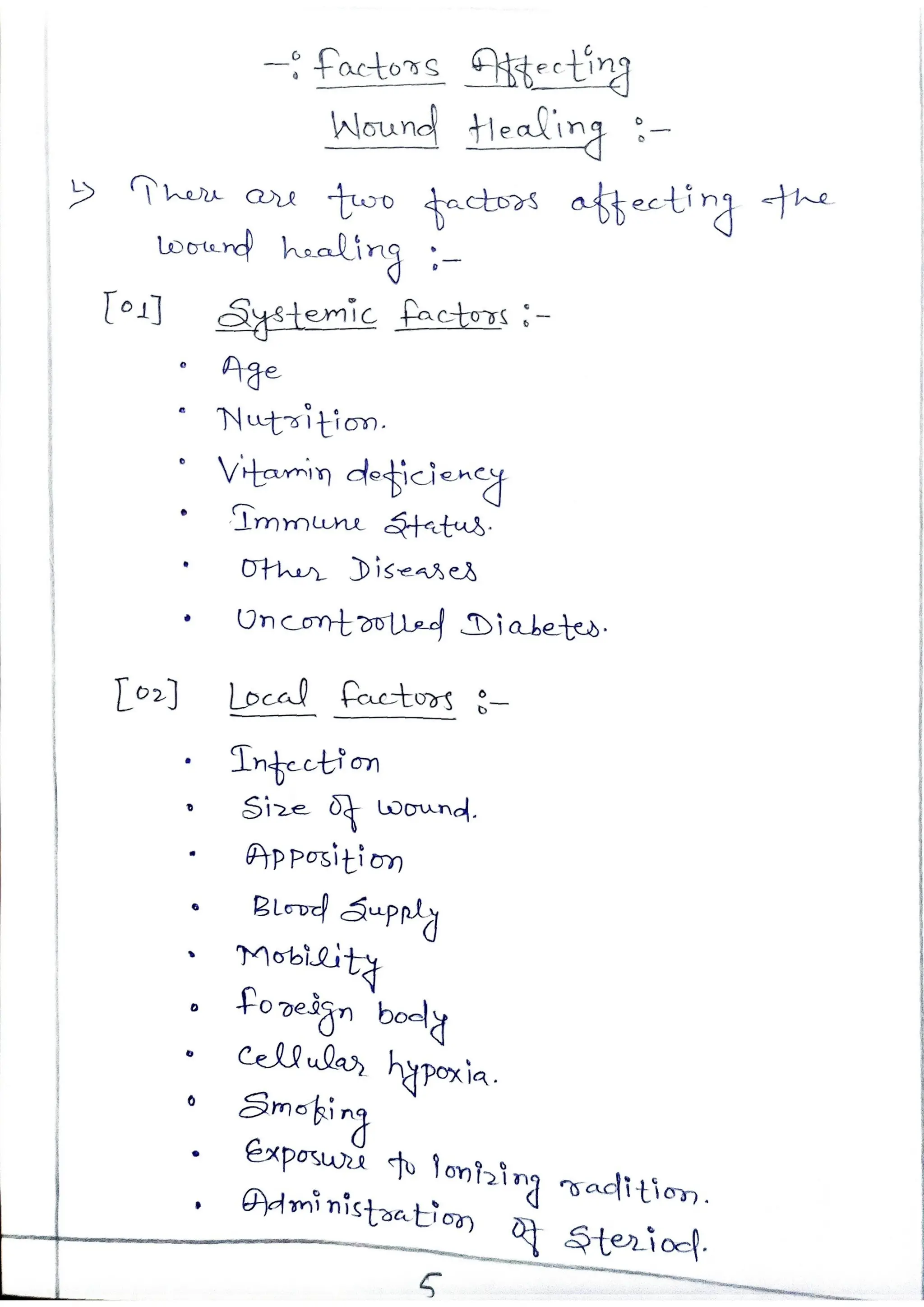 wound and wound healing notes for nursing | PDF