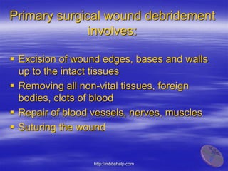 Wound and wound infection | PDF