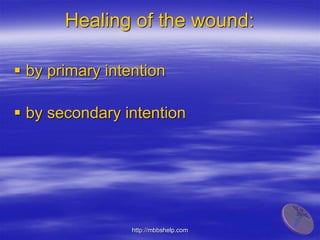 Wound and wound infection | PDF