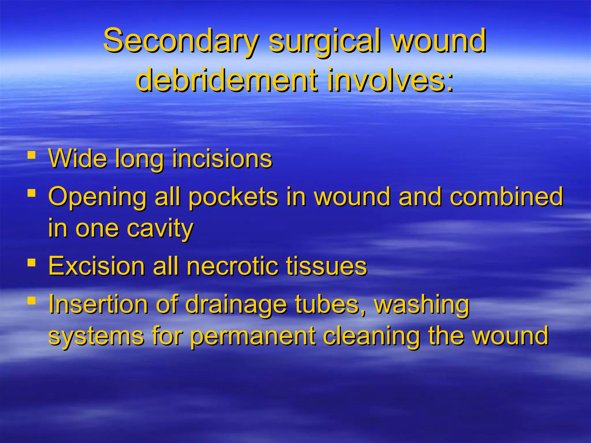 Wound and wound infection IN GENERAL SUREGRY | PPT