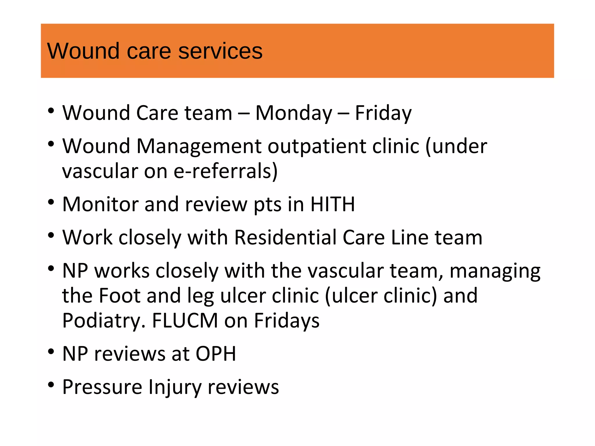 Wound assessment and products | PPT