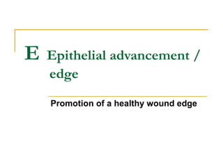 Wound bed preparation | PPT
