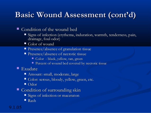 Wound care