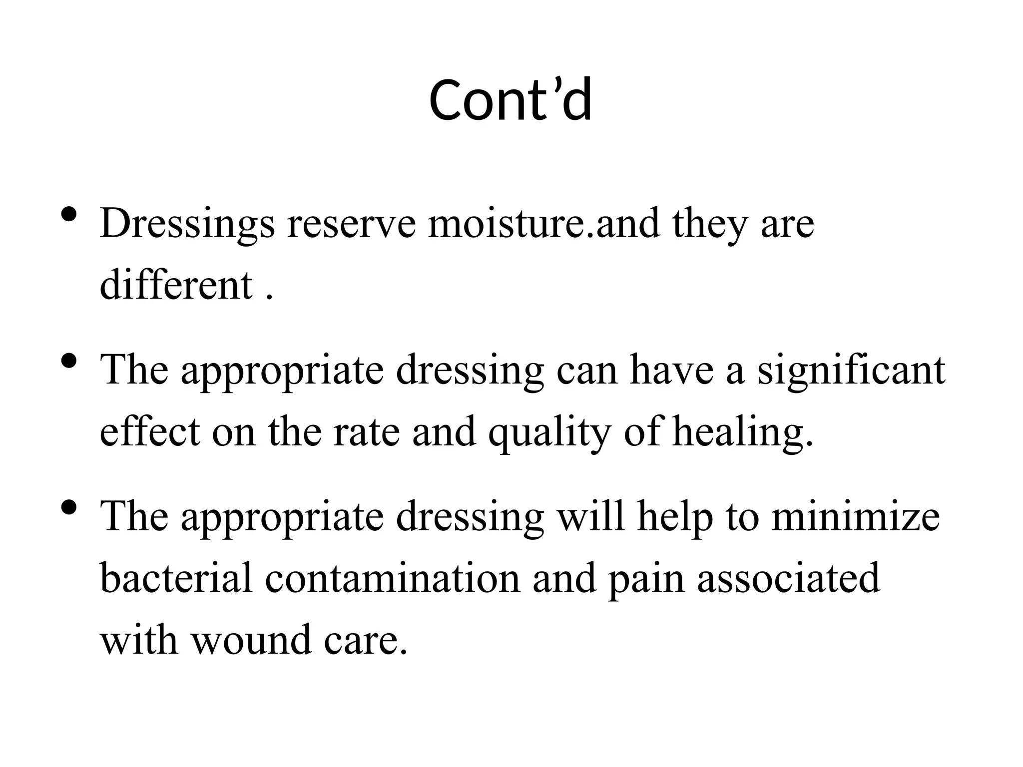 Wound management , assessment , and choice of dressing materials | PDF