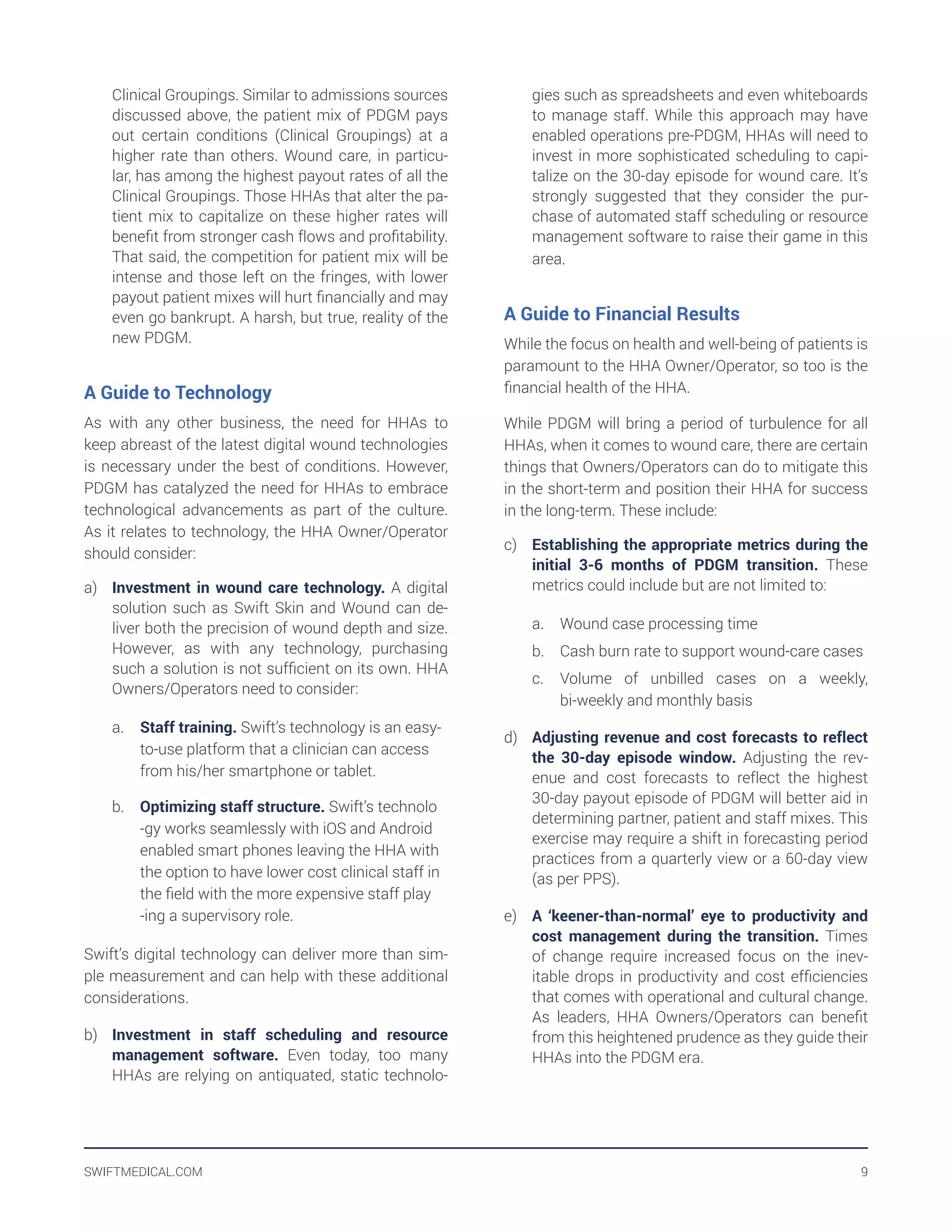 Wound Care Advantage under PDGM | PDF