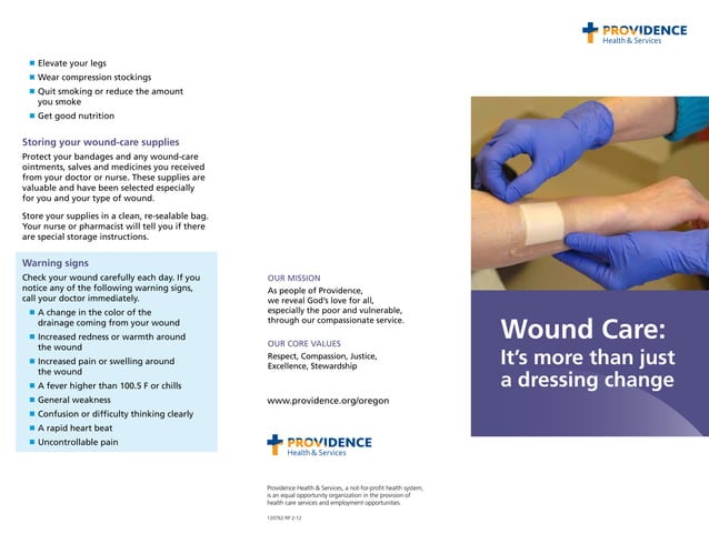 Wound care brochure 2012 | PDF