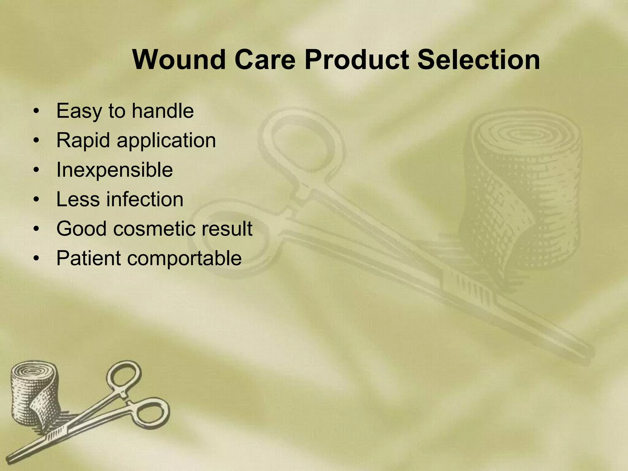Wound care dressing and products | PPTX