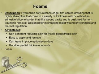 Wound care dressing and products | PPTX