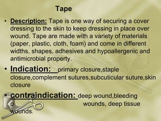 Wound care dressing and products | PPTX