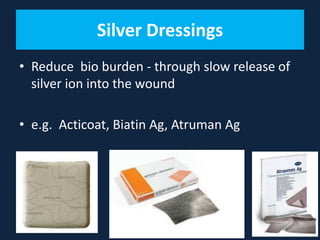 wound dressing for chronic wound | PPTX | First Aid | Injuries