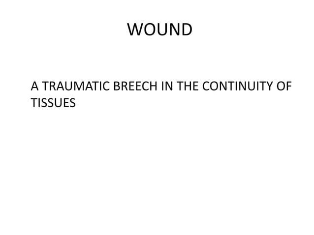 Wound care lecture | PPTX | First Aid | Injuries