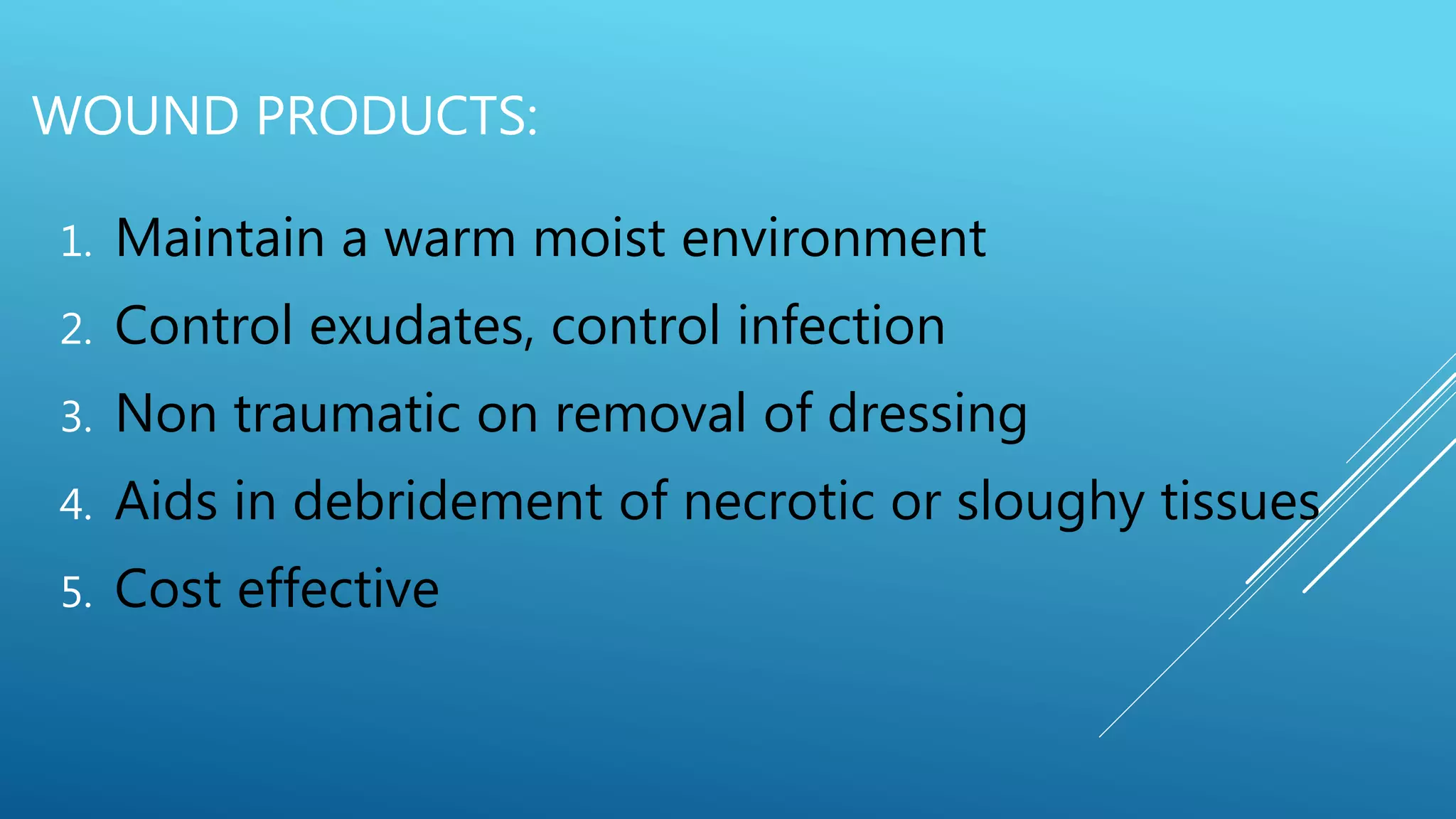 Wound care management | PPTX