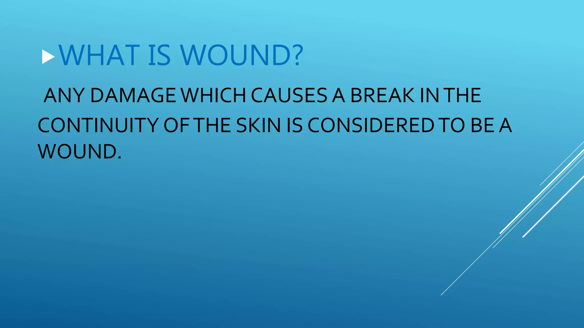 Wound care management | PPTX