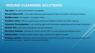 Wound care management | PPTX