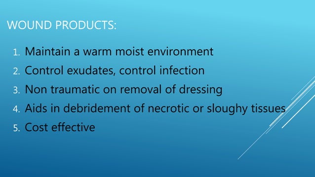 Wound care management | PPTX