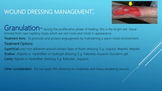 Wound care management | PPTX