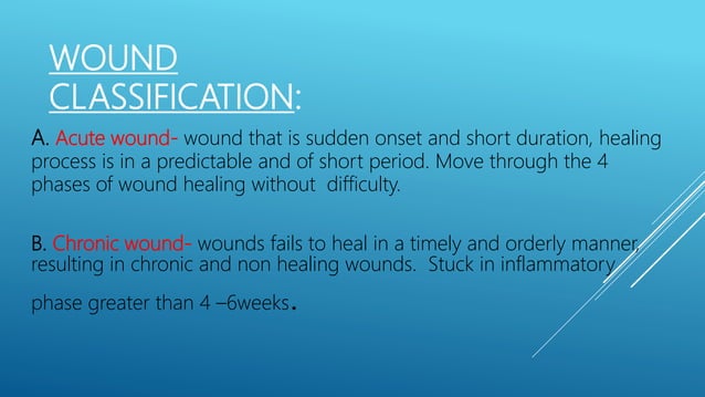 Wound care management | PPTX