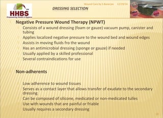HHBS Wound care Education | PPT | First Aid | Injuries
