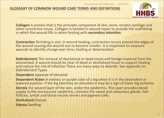 HHBS Wound care Education | PPT | First Aid | Injuries