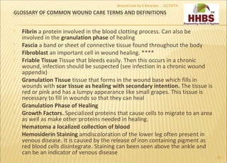 HHBS Wound care Education | PPT