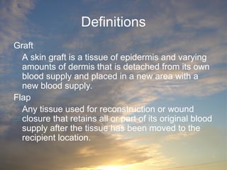 woundcare_SkinGraft.ppt presentation for doctors | PPT