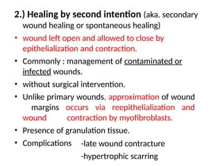 Comprehensive Guide to Wound Healing and Care Management | PPTX