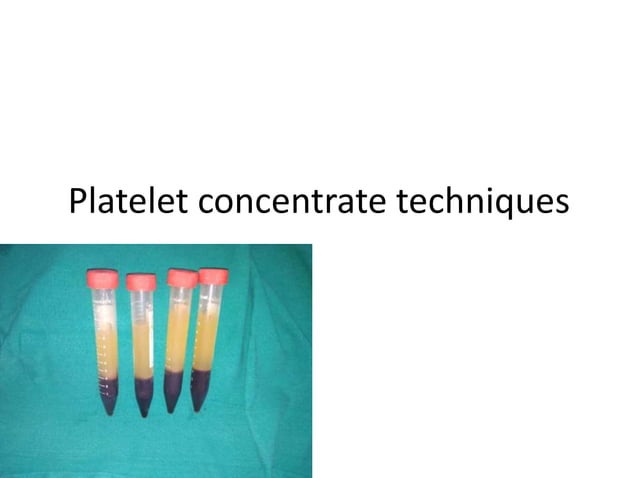 Wound care with platelet concentrate | PPT