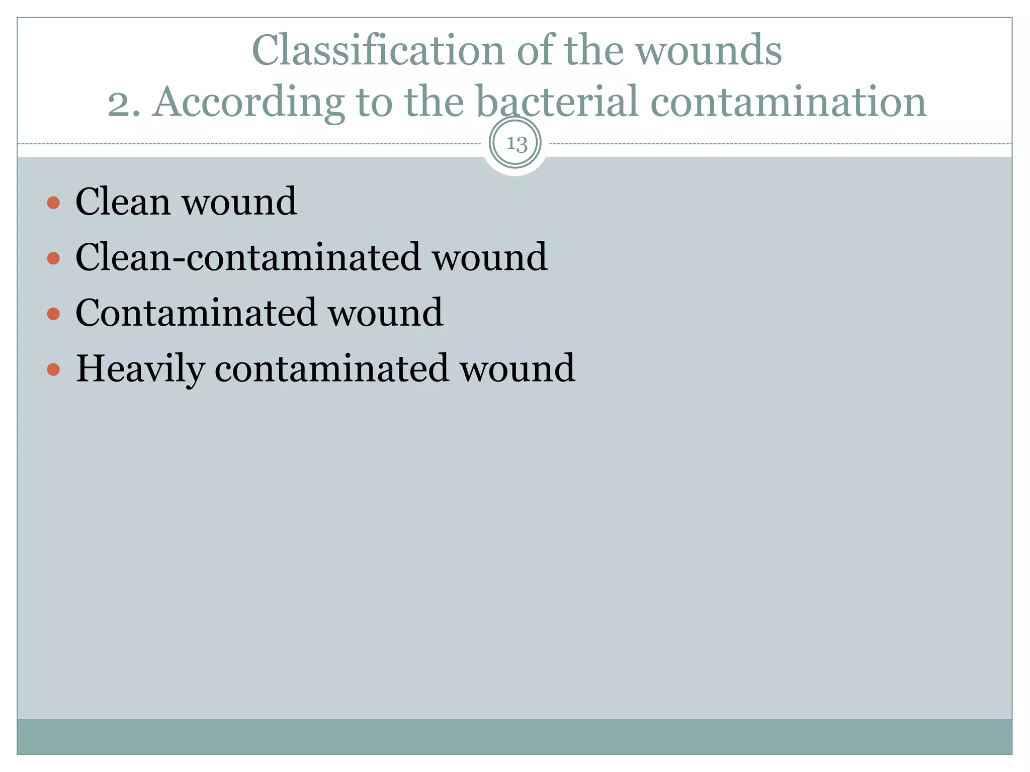 Wound Classifications.ppt
