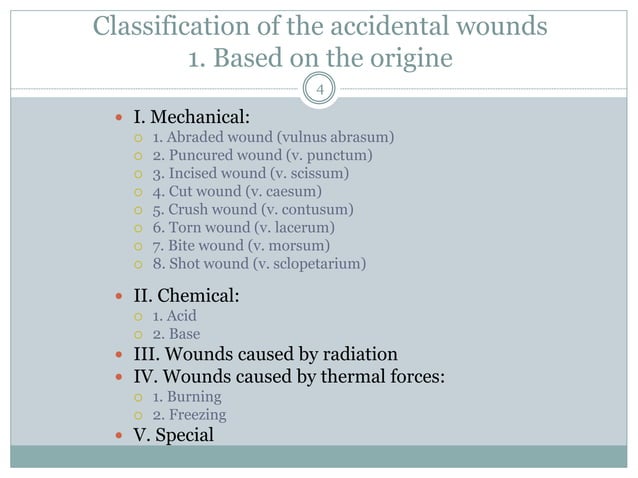Wound Classifications.ppt