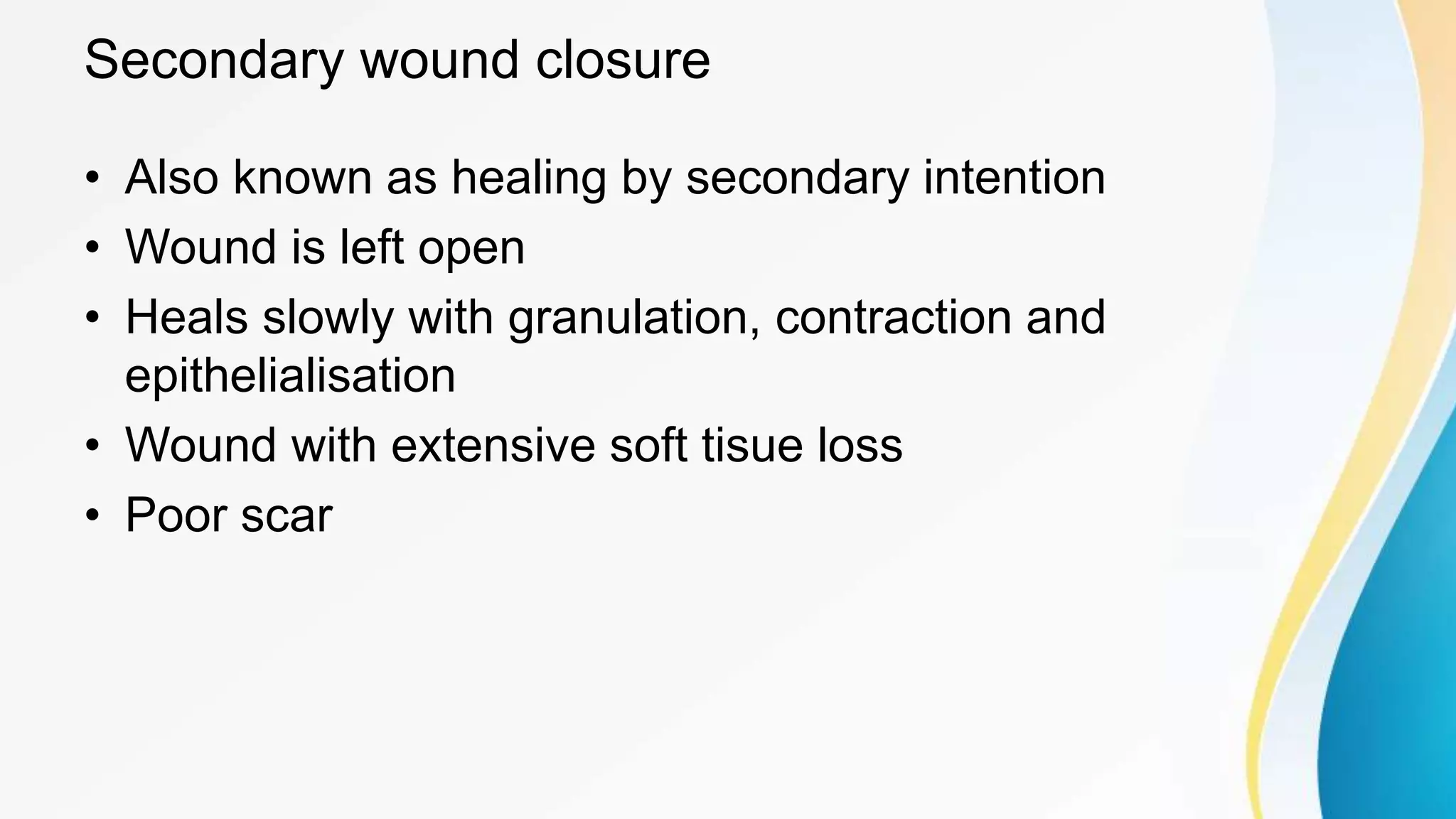 WOUND CLOSURE AND COMPLICATION | PPTX