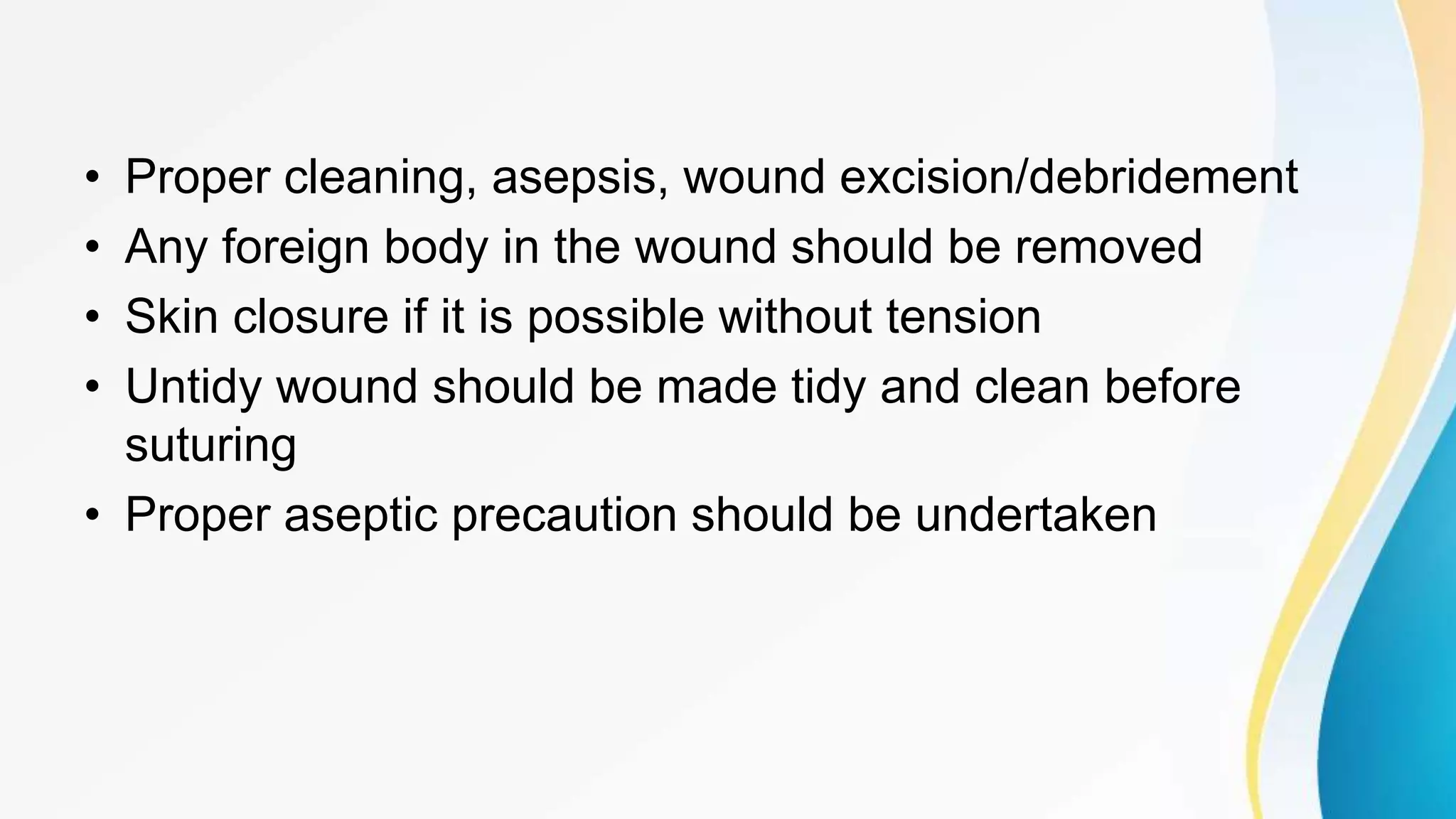 WOUND CLOSURE AND COMPLICATION | PPTX
